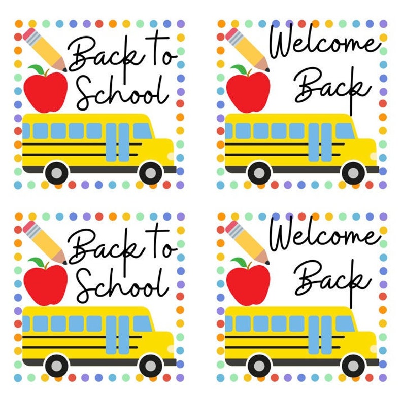 Back to School & Welcome Back Gift Tags - Etsy