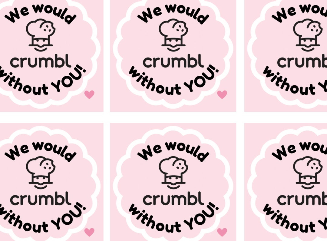 Crumbl Gift Tag - Etsy