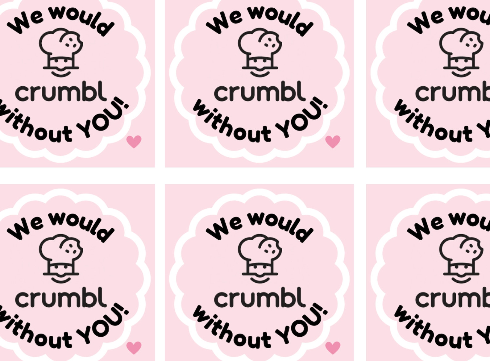 Crumbl Gift Tag - Etsy