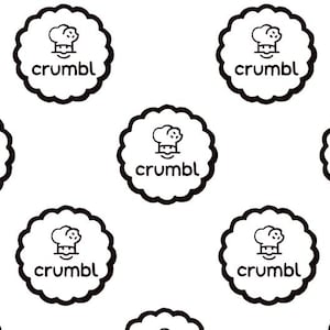 Crumbl Transparent Logo 23" Square - Etsy