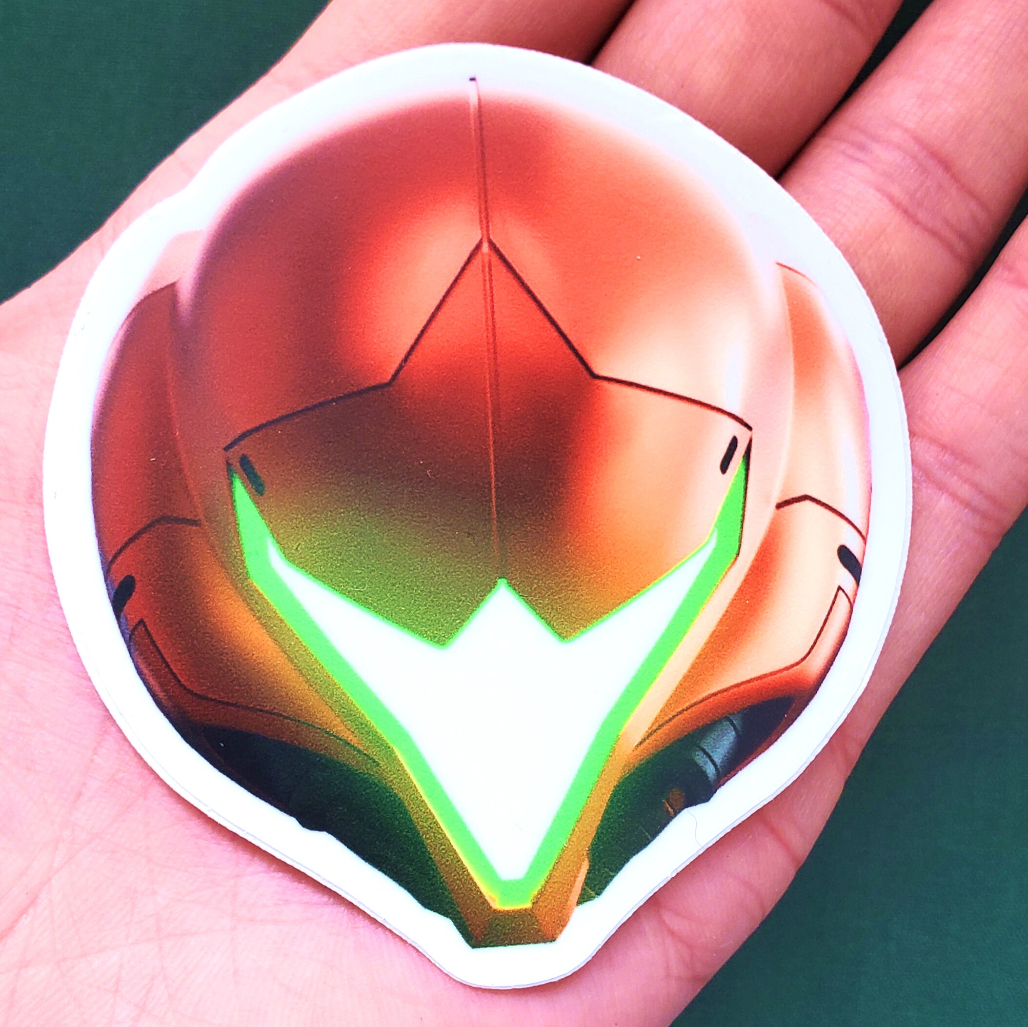 Metroid Samus Aran Vinyl Waterproof Sticker - Etsy