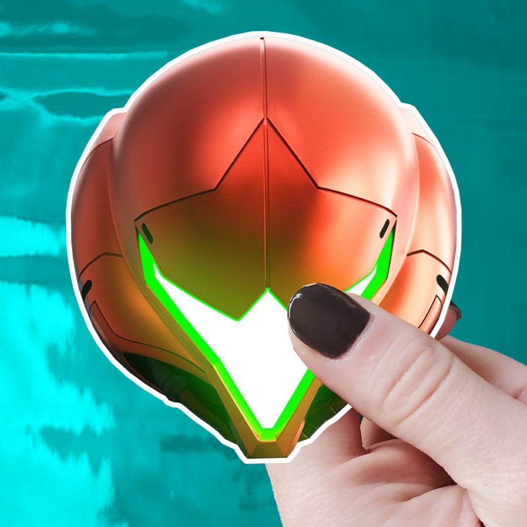 Metroid Samus Aran Vinyl Waterproof Sticker - Etsy