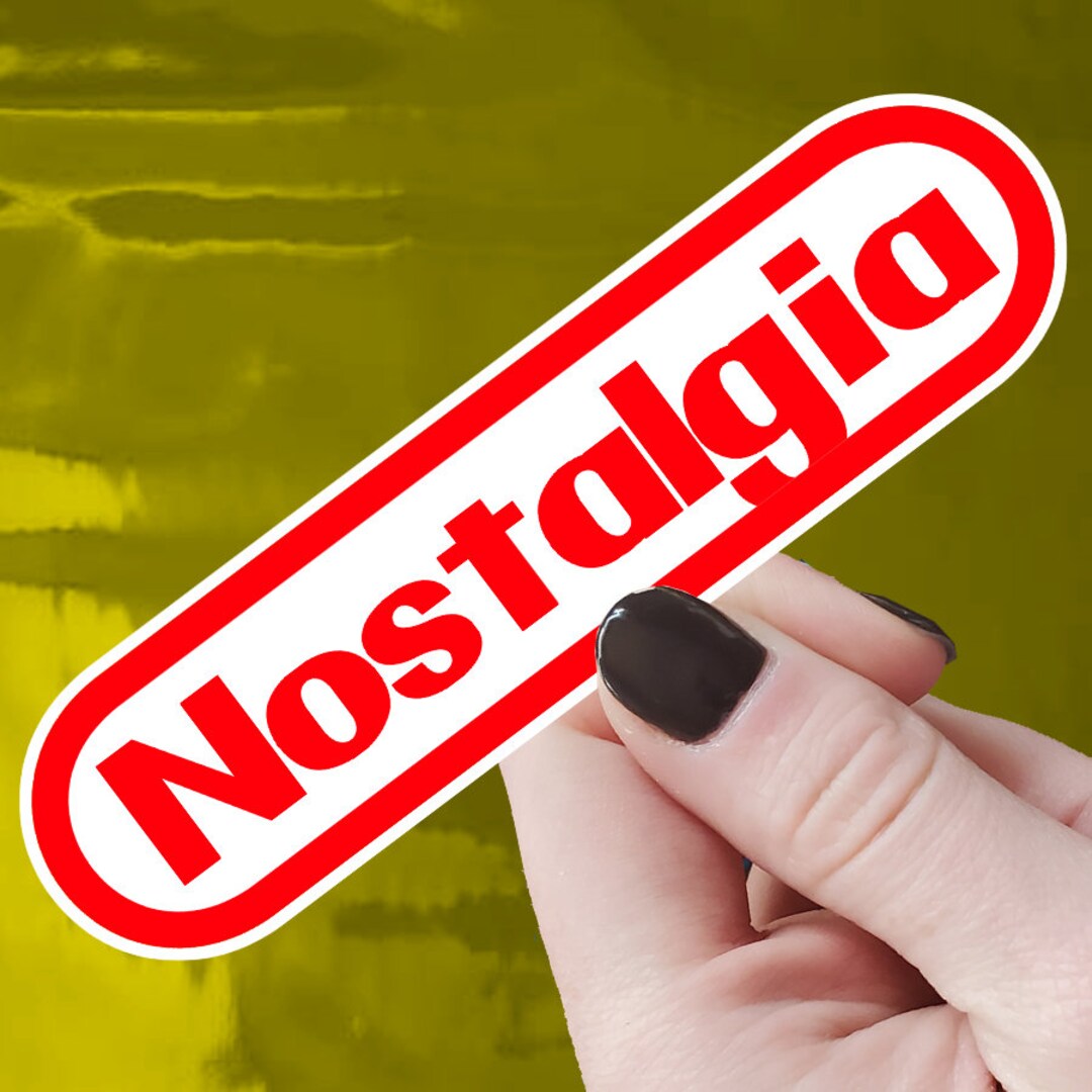 Nintendo Nostalgia Vinyl Waterproof Sticker - Etsy
