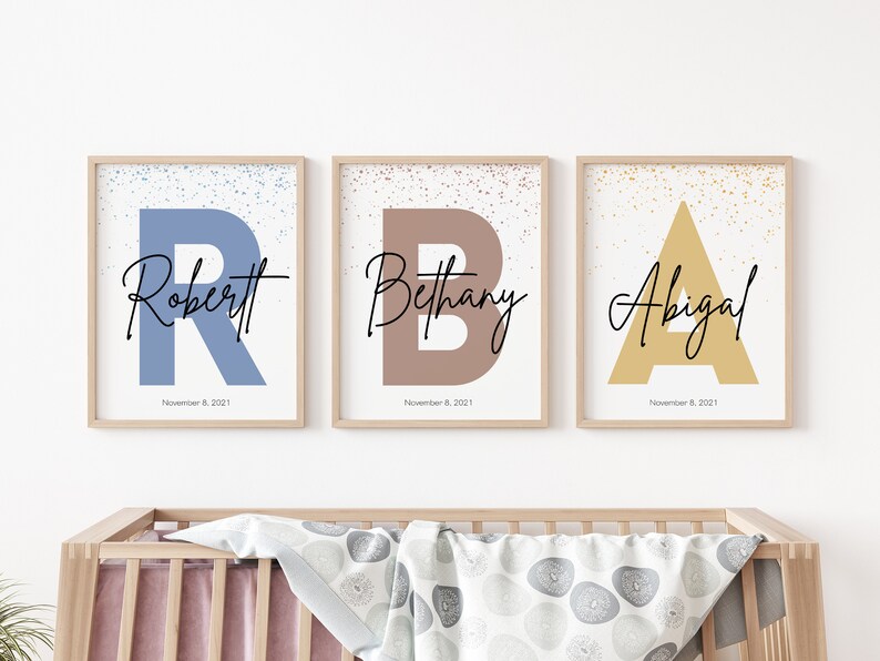 Custom Initial Print Name Printable Personalized Name Print - Etsy