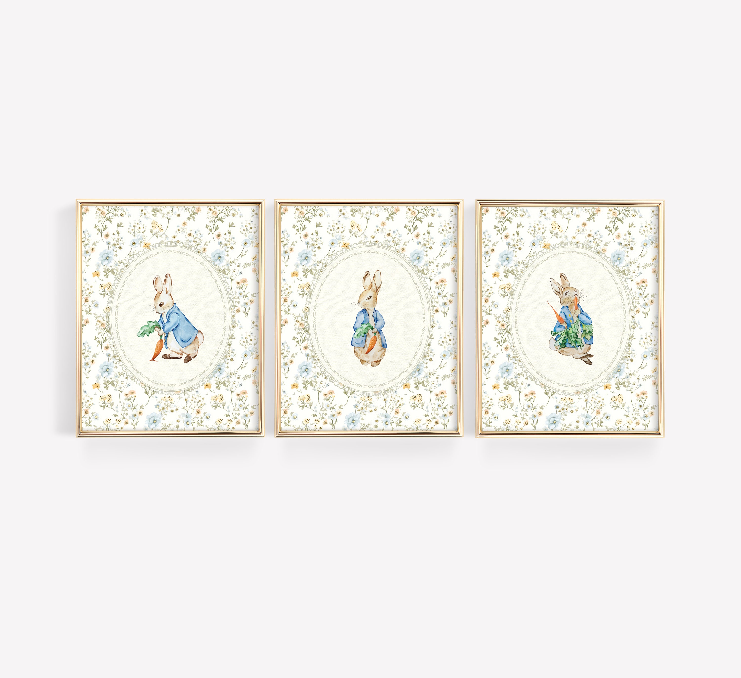 Peter Rabbit Nursery Decor, Beatrix Potter Nursery Art Prints, Vintage ...
