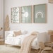Nursery Wall Decor - Pastel Sage Green Nursery Prints - Boho Prints for ...