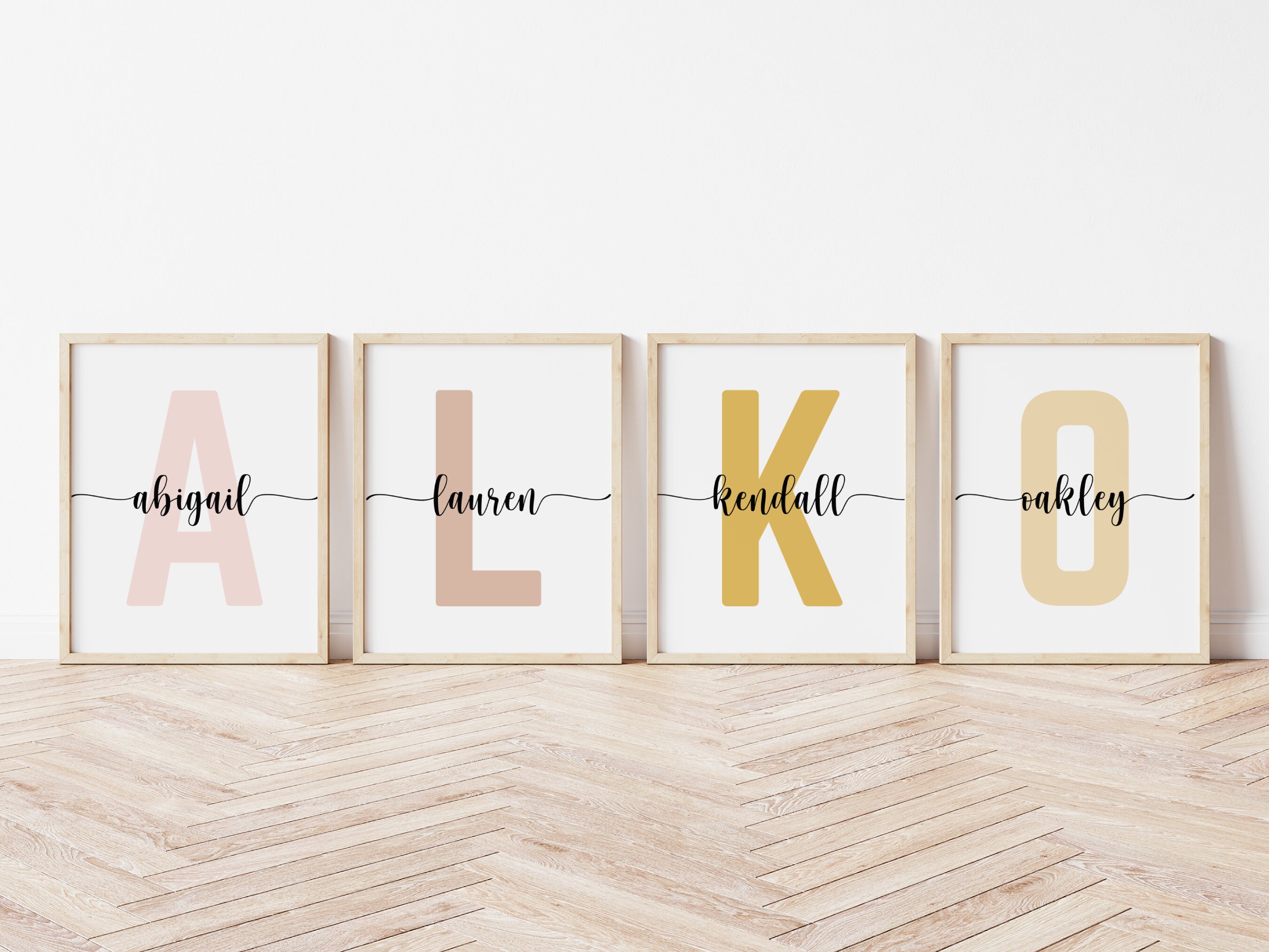 Custom Initial Print Name Printable Personalized Name Print - Etsy