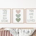 Nursery Wall Decor Pastel Sage Green Nursery Prints Boho Prints for ...