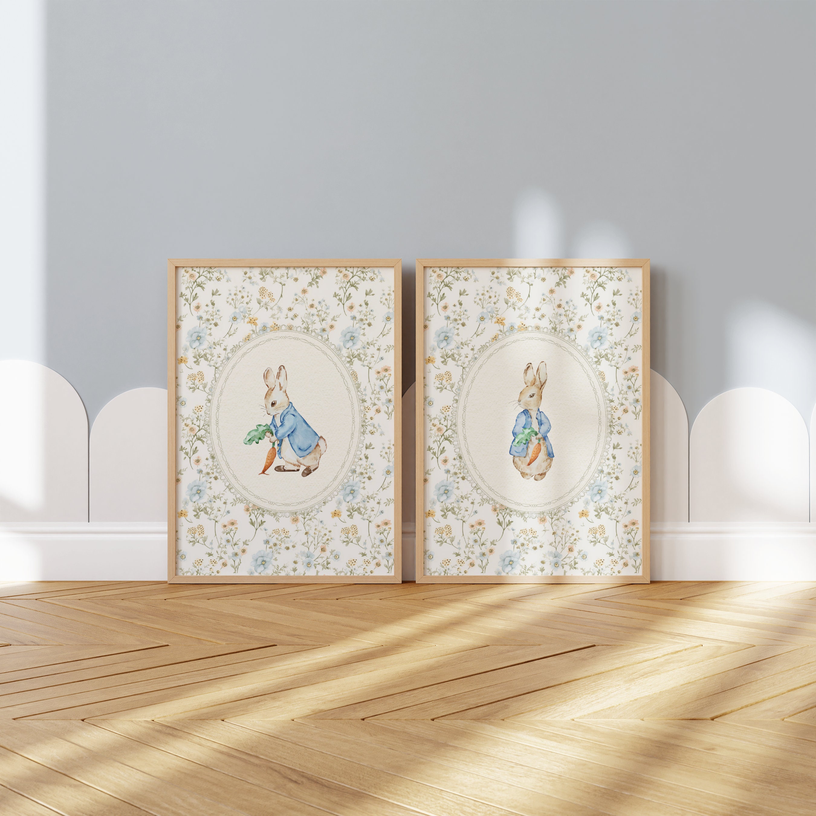Peter Rabbit Nursery Decor, Beatrix Potter Nursery Art Prints, Vintage ...
