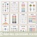 Set of 12 Educational Posters, Montessori Classroom Decor, Home School ...