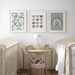 Set of 3 Sage Green Nursery Decor, Sage Green Yellow Nursery Art ...