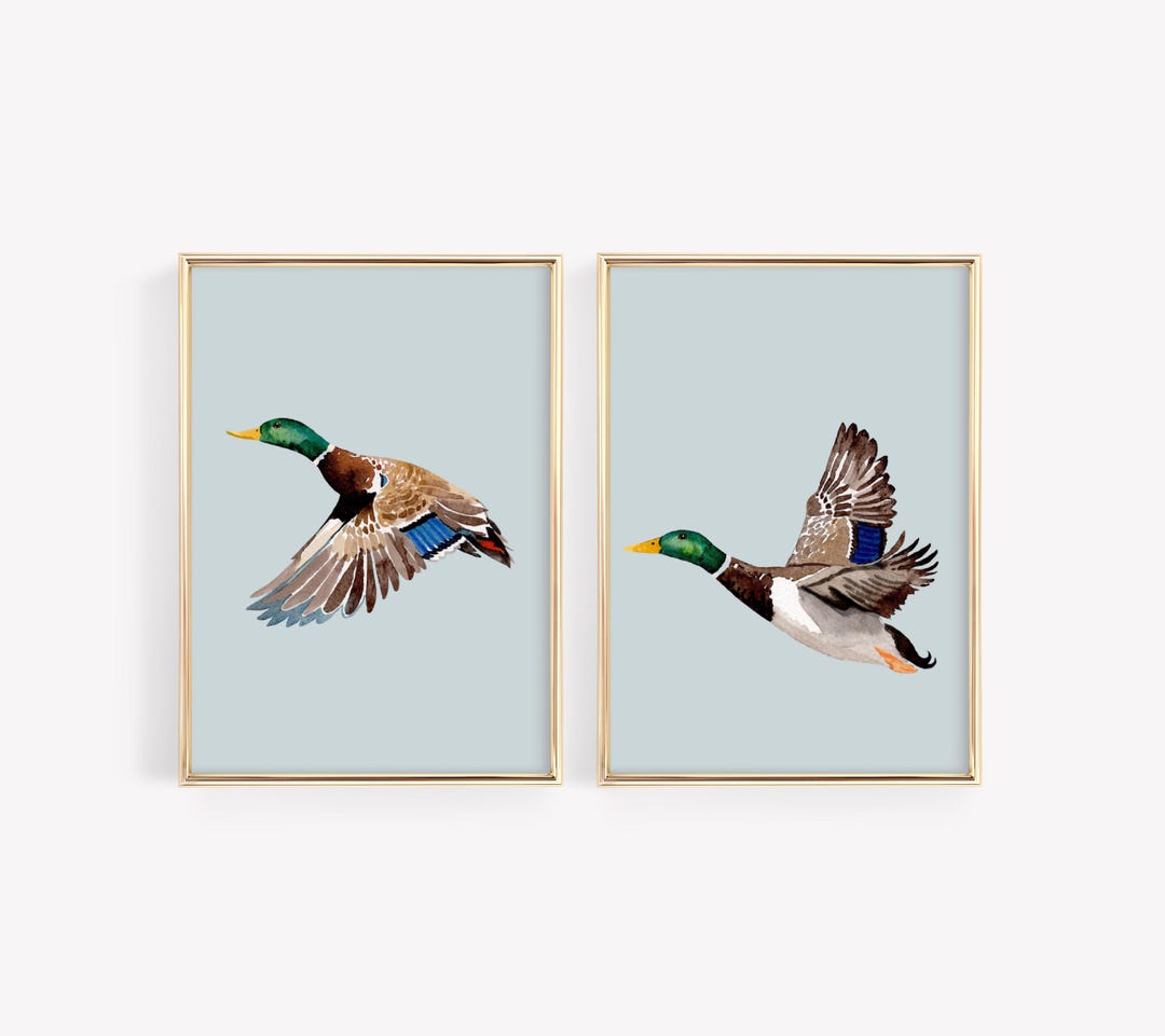 Mallard Duck Nursery Print, Hunting Nursery Decor, Boys Room Wall ...