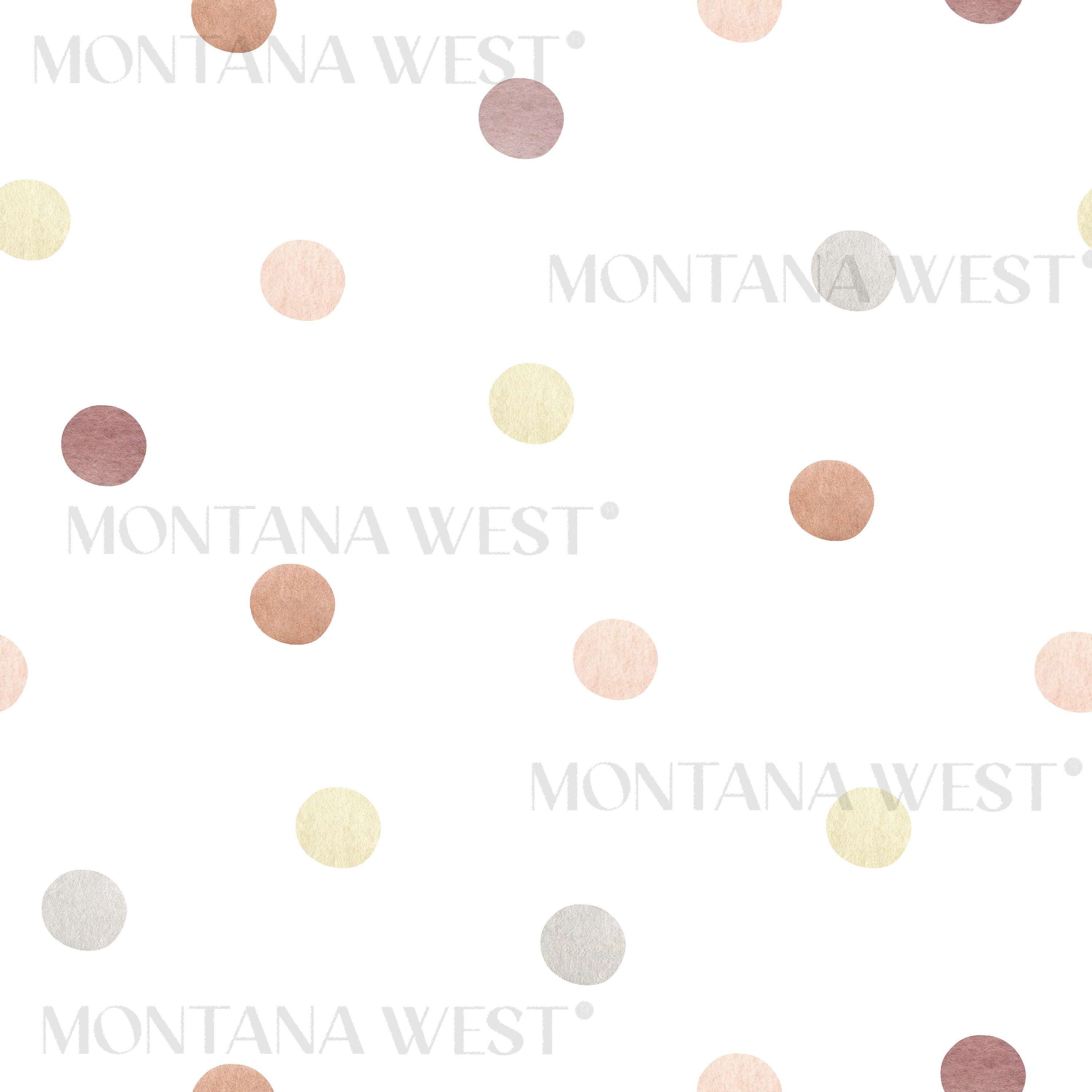 Pastel Boho Polka Dot Seamless Pattern, Digital Watercolor Aesthetic ...