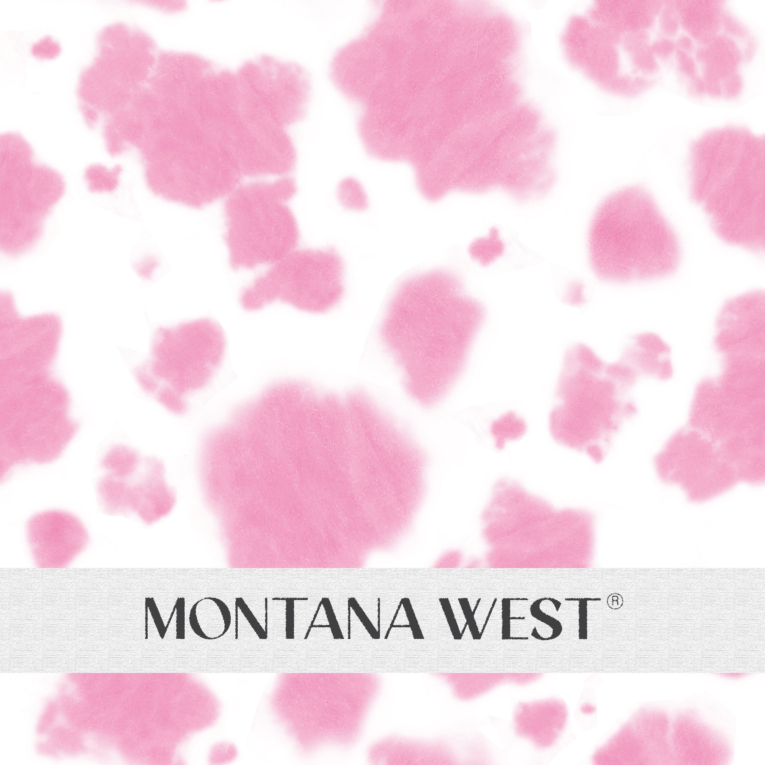 Tie Dye Cow Print Seamless Pattern, Digital Watercolor Pink Cow Print ...