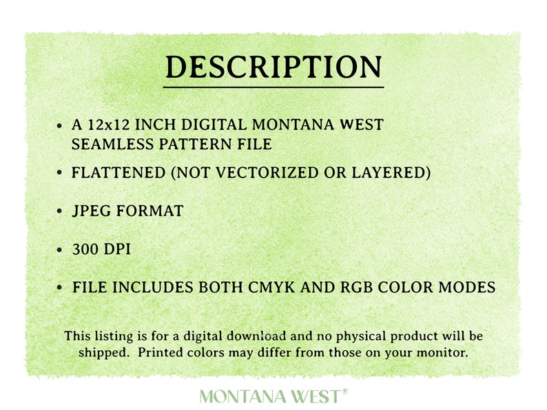 Calico Flower Seamless Pattern, Digital Floral Seamless Pattern for ...