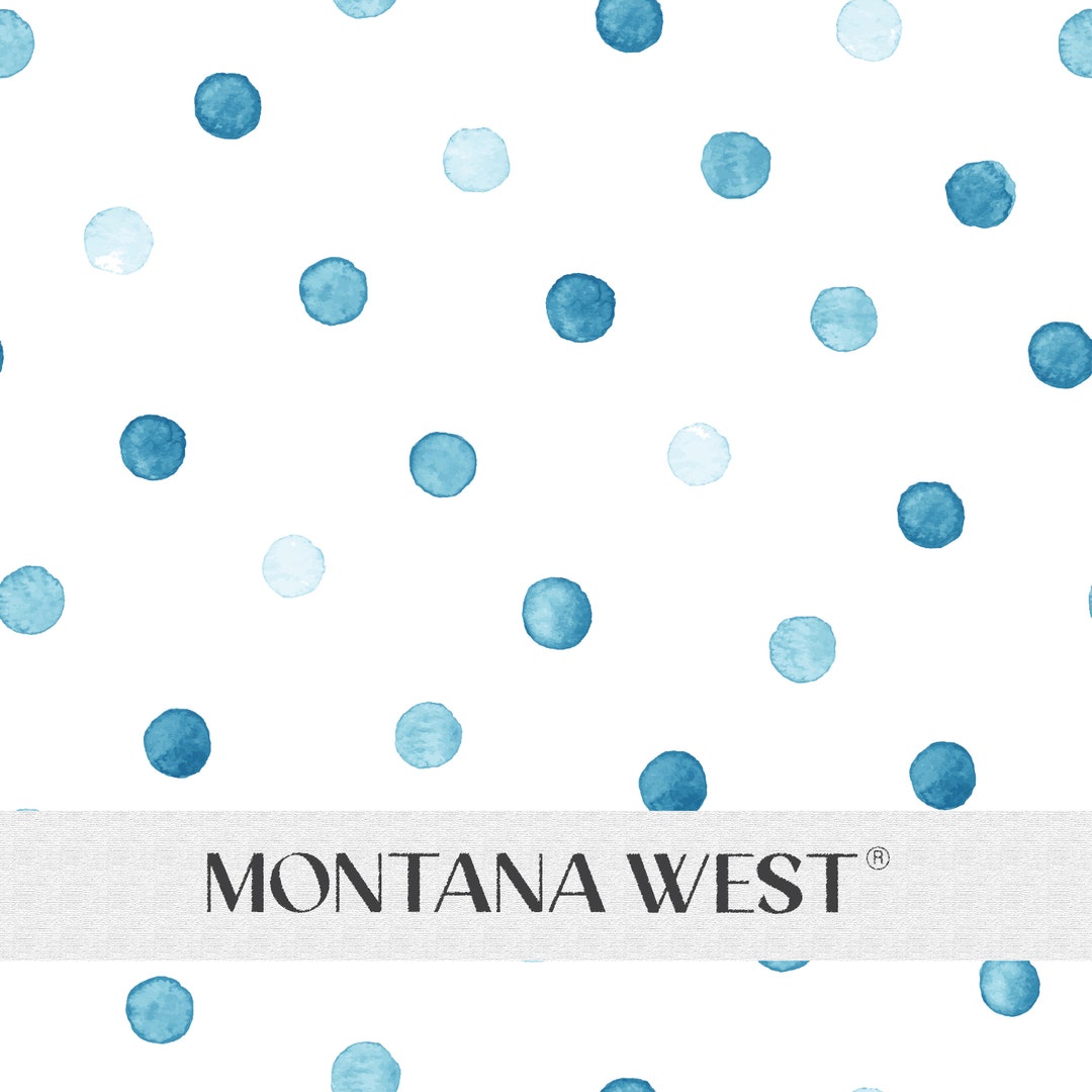 Blue Polka Dots Seamless Pattern, Digital Watercolor Blue Polka Dots ... Blue Polka Dots Seamless Pattern, Digital Watercolor Blue Polka Dots ...