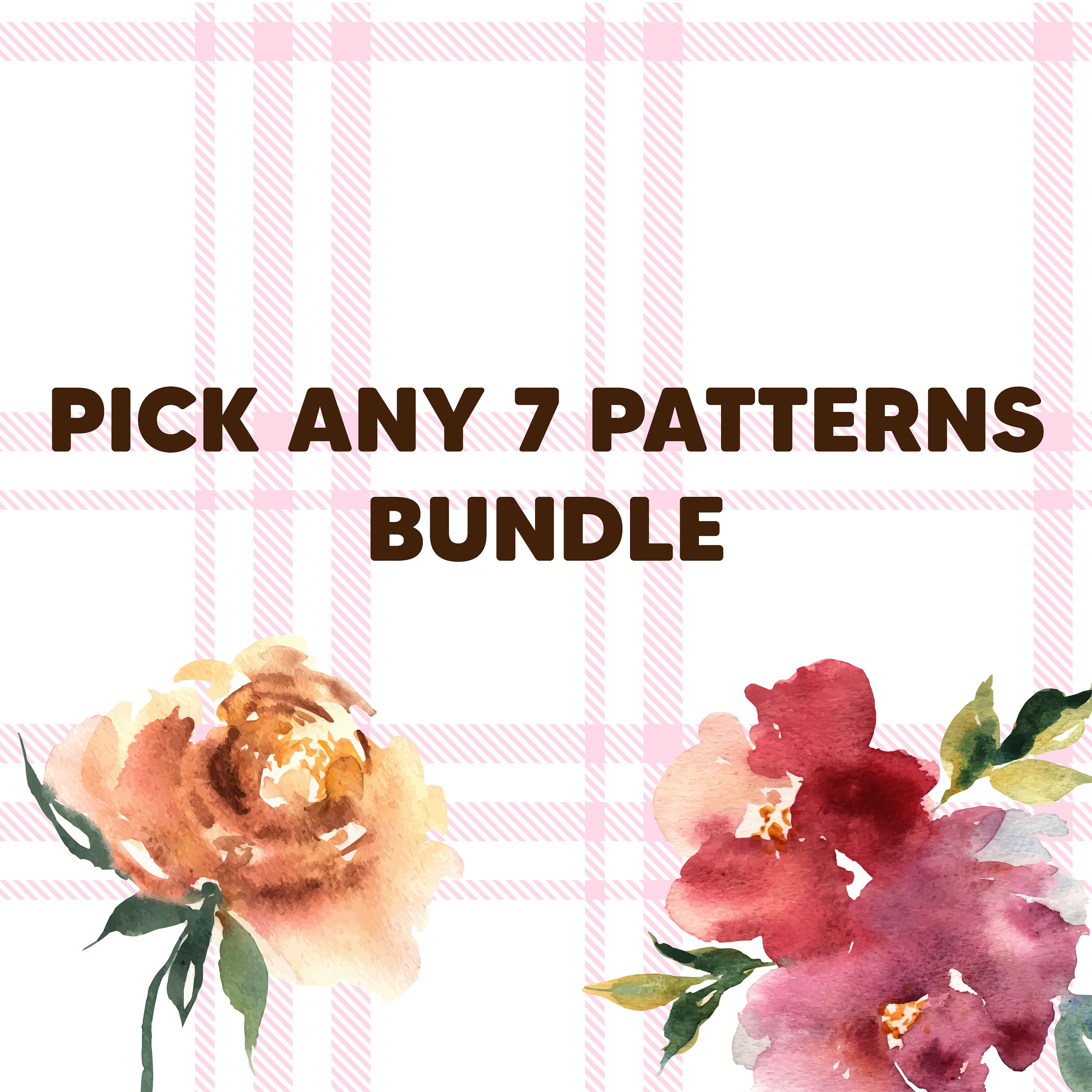 Pick ANY 7 Seamless Patterns Bundle - Etsy
