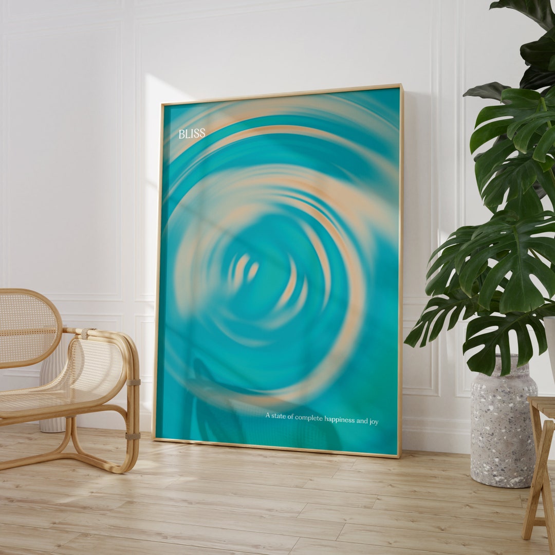 BLISS Emotion Aura Poster - Printable Wall Art - Minimal Design ...