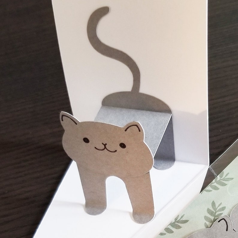 Kitty Cat D.I.Y. Pop up Card - Etsy