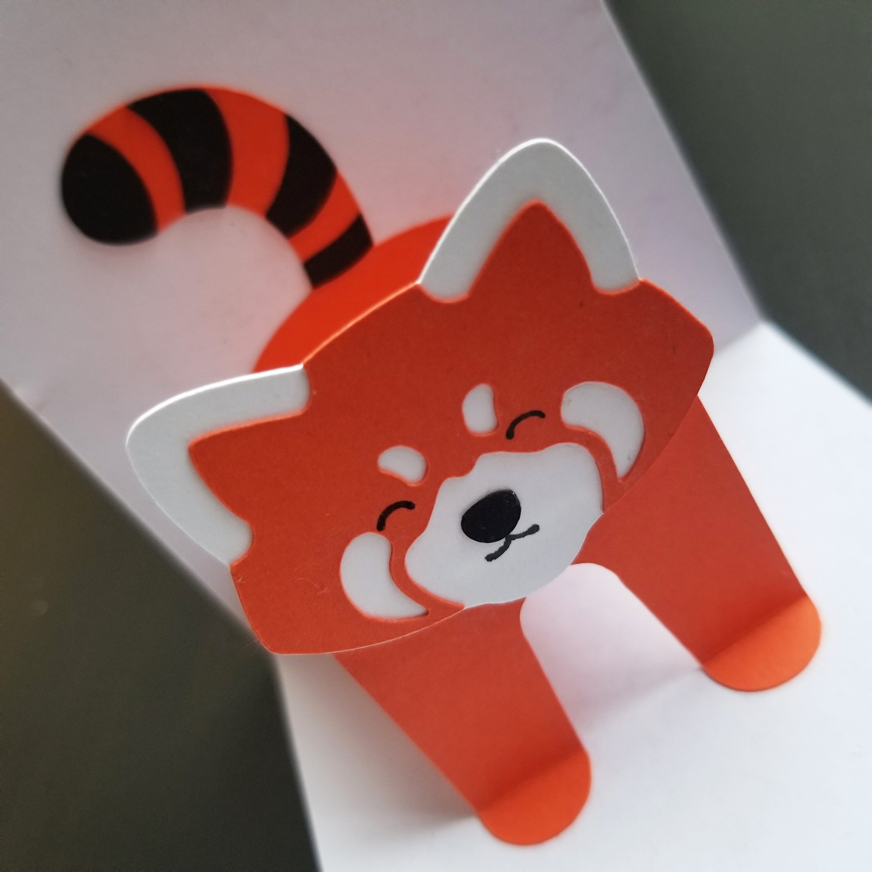Red Panda D.I.Y. Pop up Card - Etsy