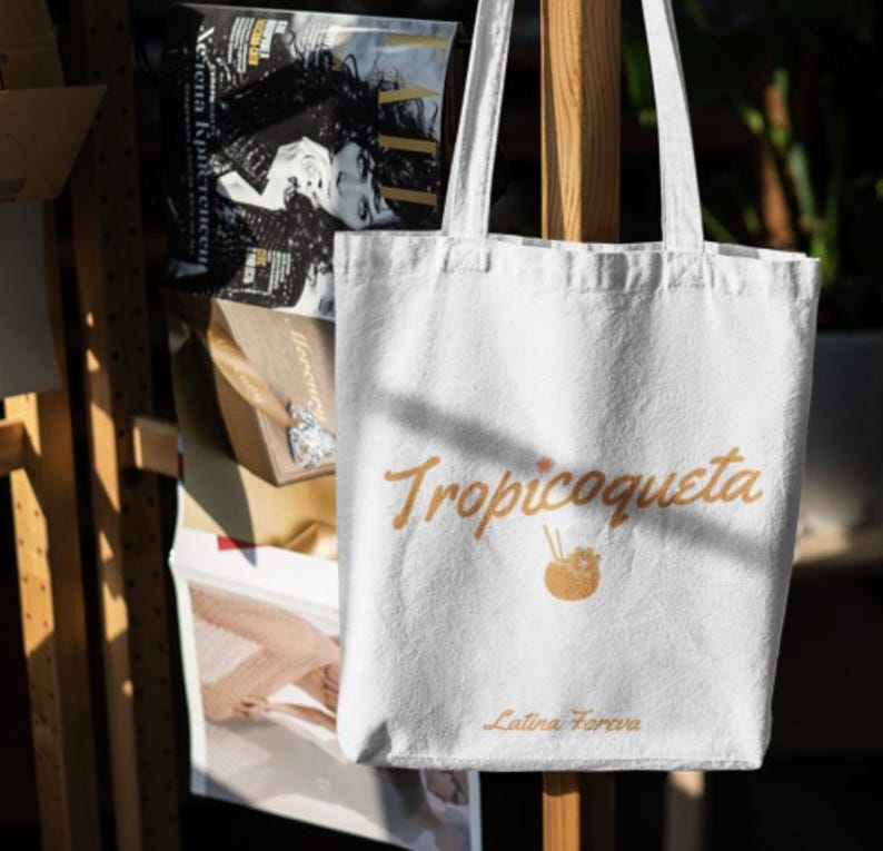 Karol G Tropicoqueta Tote Bag | Latina Forever Merch | Bichota Fan Gift ...