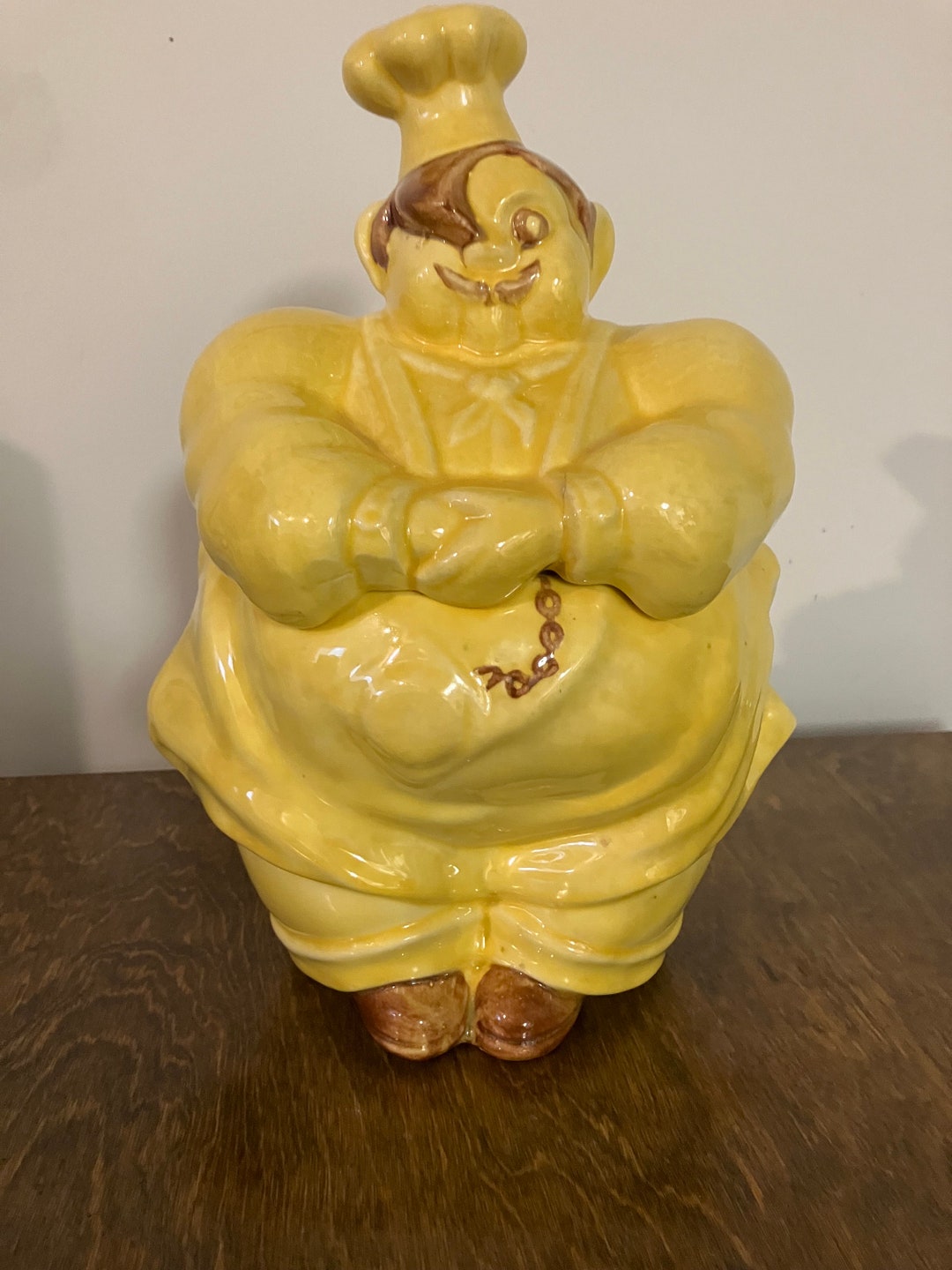 Cookie Jar Red Wing Pottery Chef Pierre 1940s Vintage Antique - Etsy