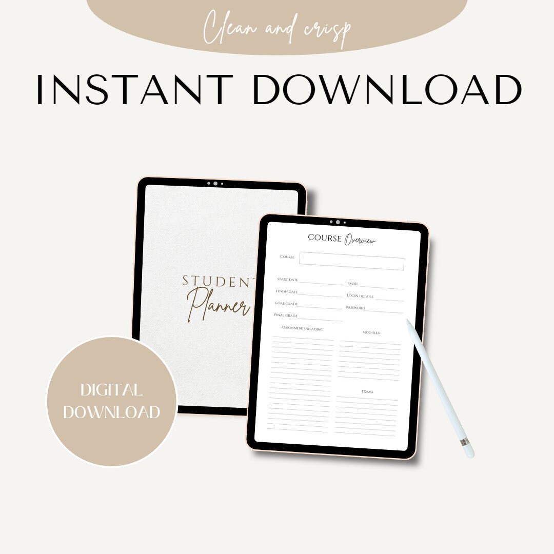 Student Planner Ultimate Academic Planner Pack 2023-2024 - Etsy