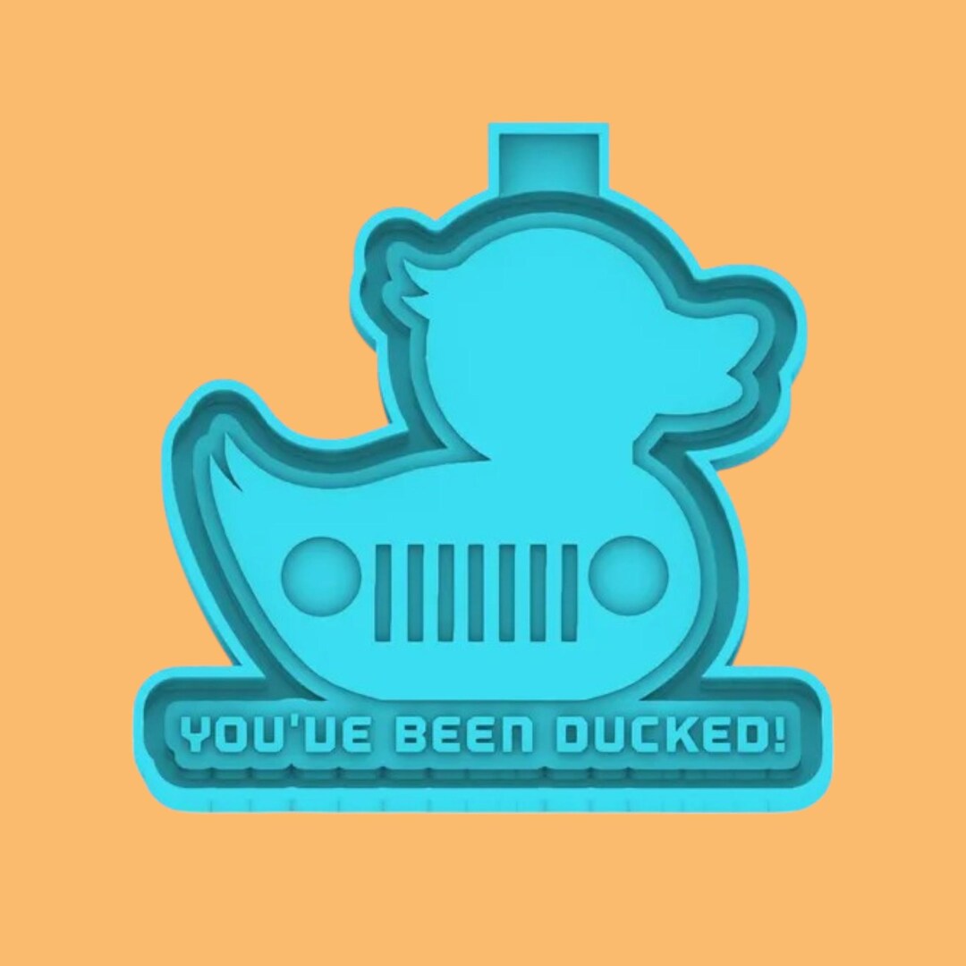 Duck - You've Been Ducked Freshie Silicon Mold / Molder - Etsy