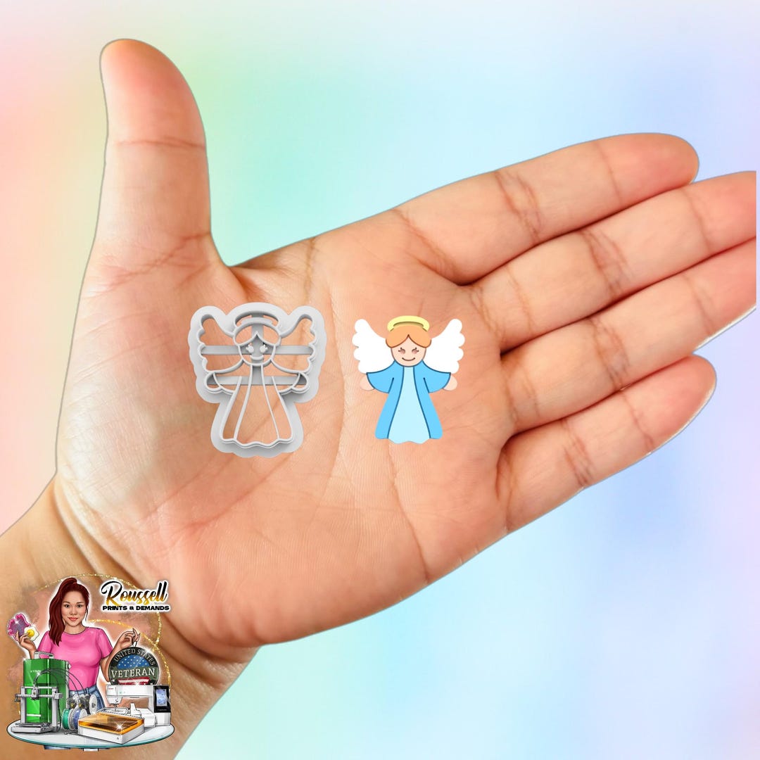 Christmas Angel Christmas Cutters Clay Cutter - Etsy
