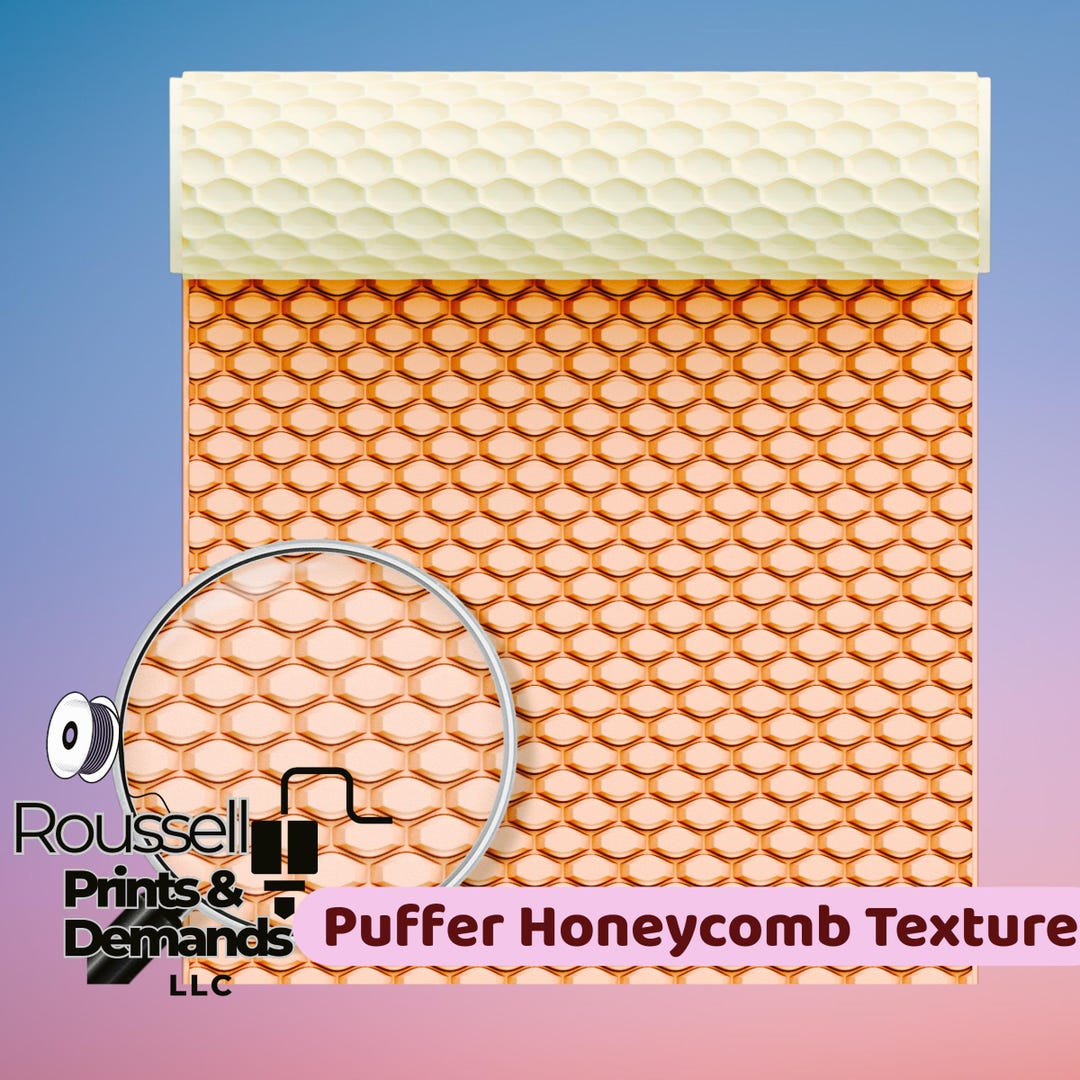 Puffer Honeycomb Texture Roller 3d Printed - Etsy