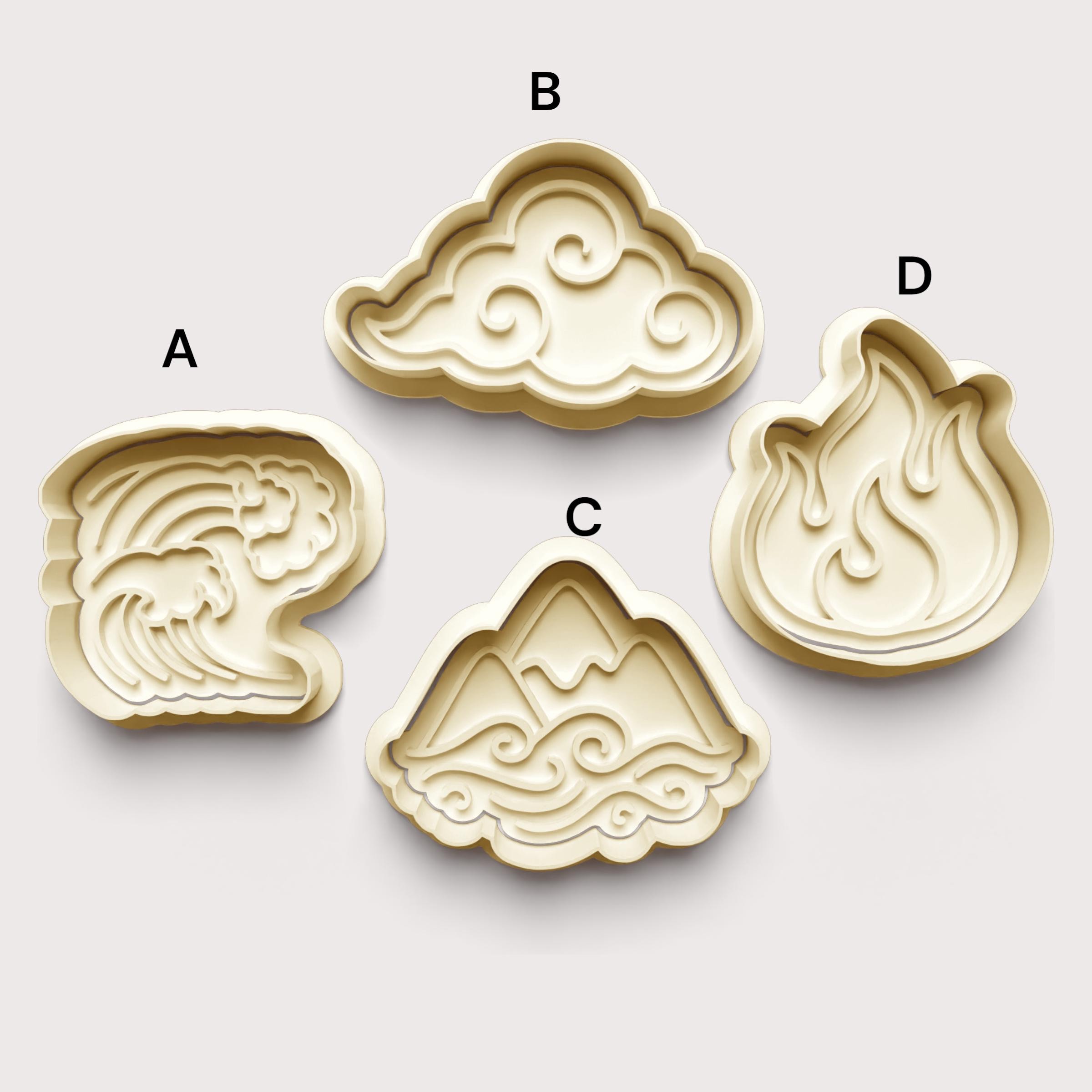 Asian Symbol Cookie Cutter: 3D Printed Fondant & Clay Cutter - Etsy