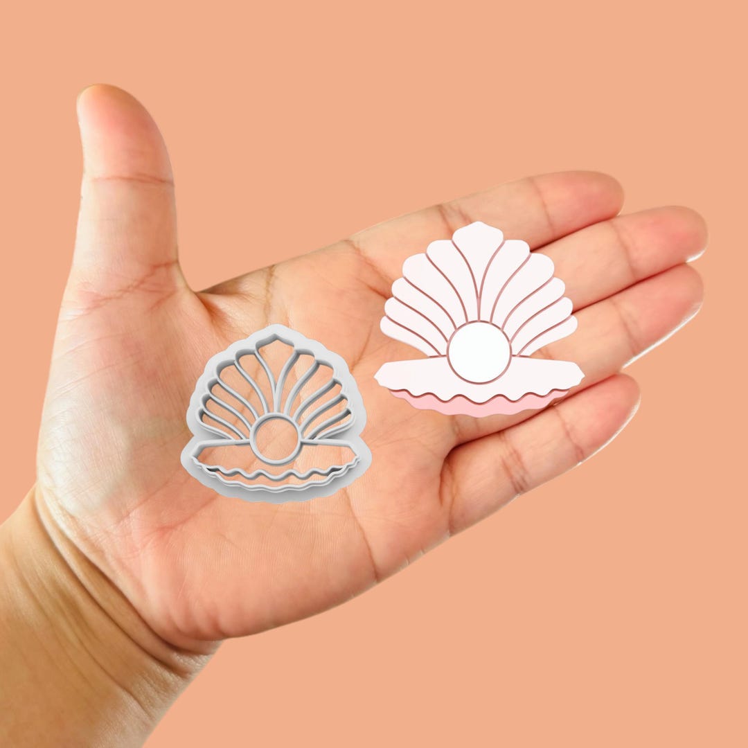 Seashell Pearl Clay Cutter: Summer Polymer Clay Tool - Etsy