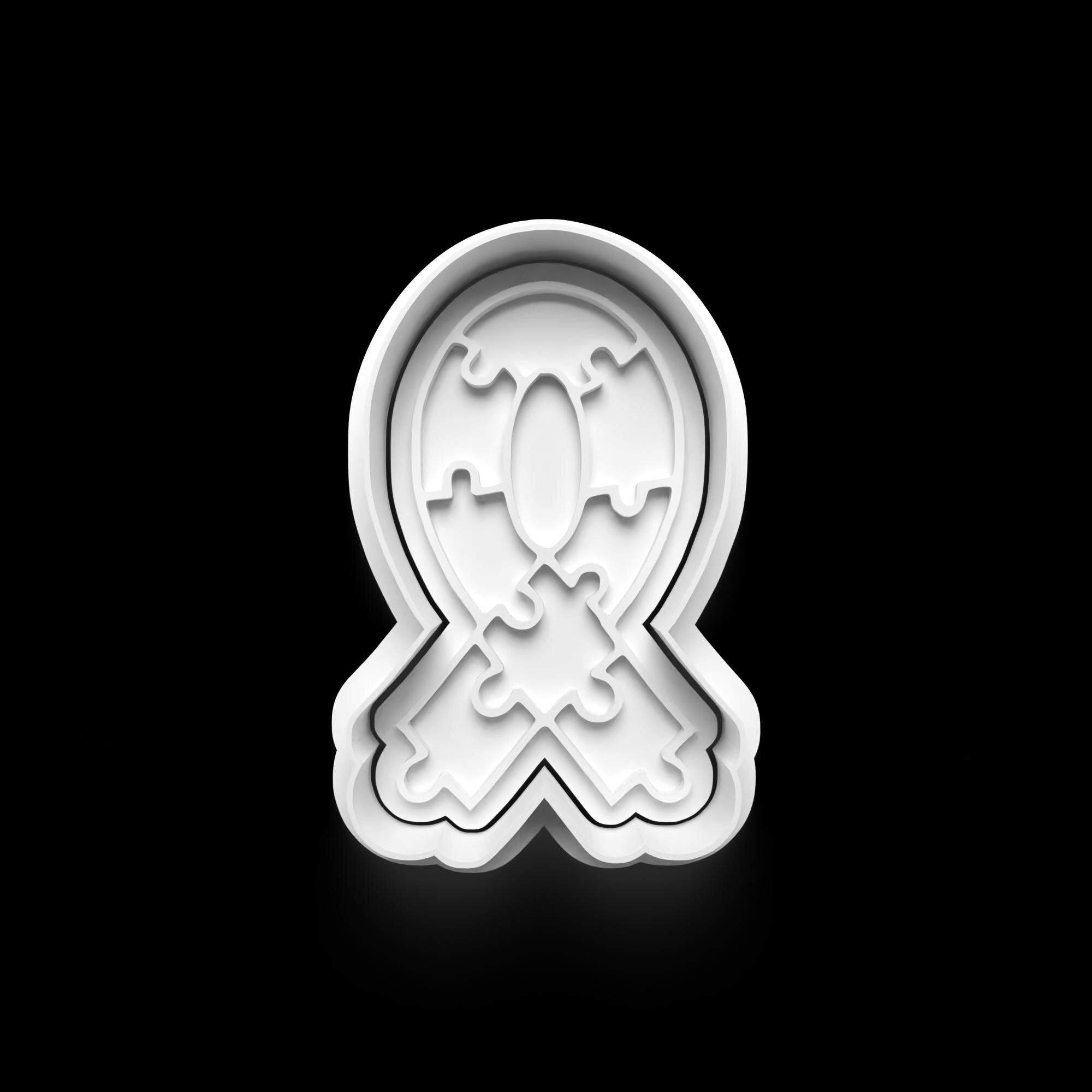 Autism Spectrum Cookie Cutter: 3D Printed Fondant Cutter - Etsy