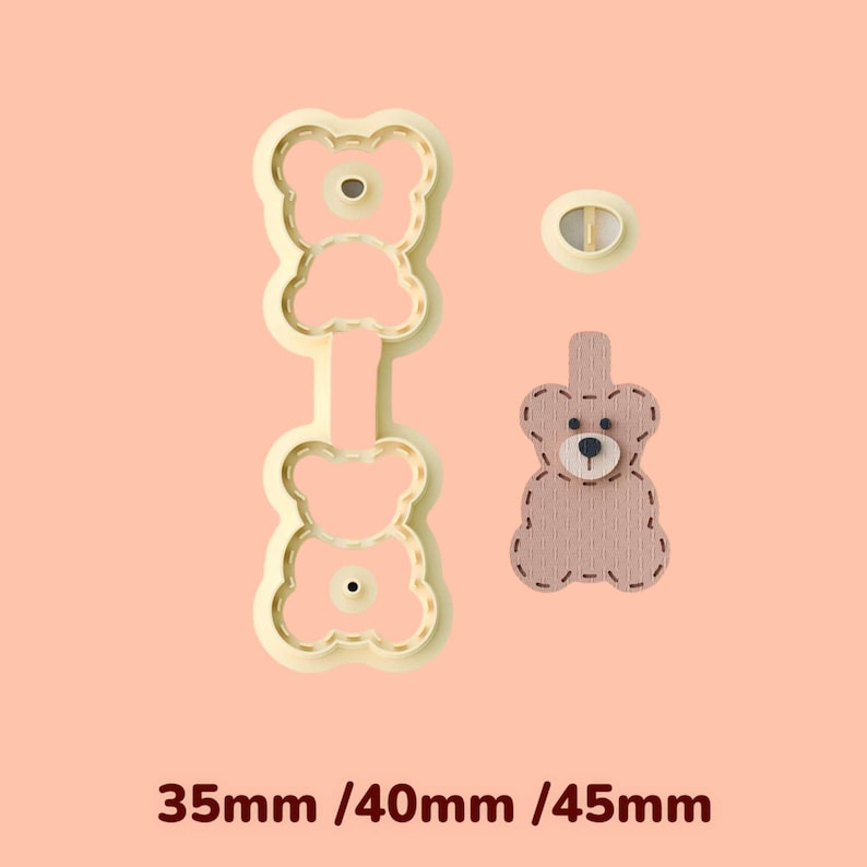 Bear Leather Keychain Cutter - Etsy