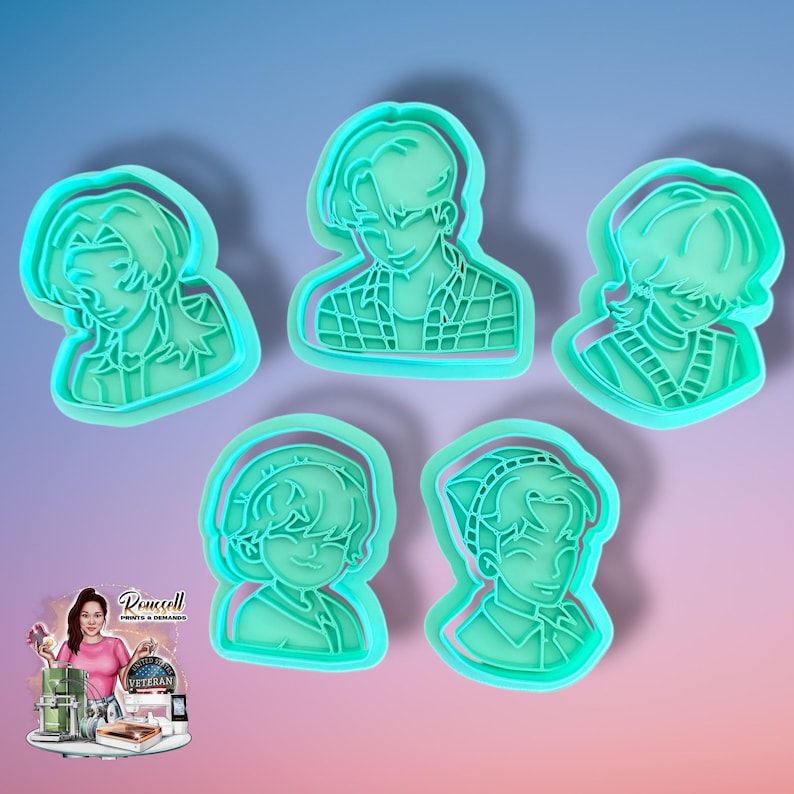 K-pop Cookie Cutters: 3D Printed Korean Baking Tools - Etsy