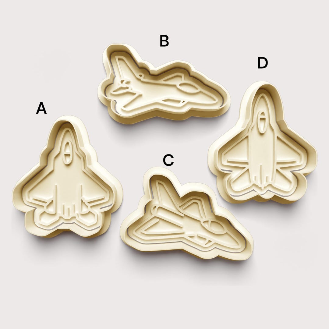 Jets Theme Cookie Cutter: 3D Printed Fondant Clay Cutter - Etsy