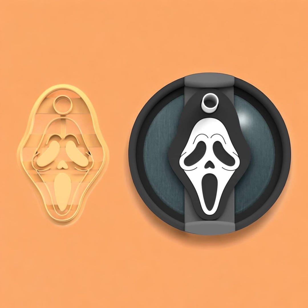 Scream Tumbler Topper Cutter | Halloween Clay Cutter - Etsy