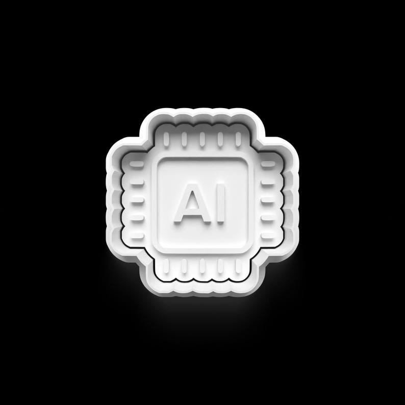 AI Theme Cookie Cutter: 3D Printed Fondant Clay Cutter - Etsy
