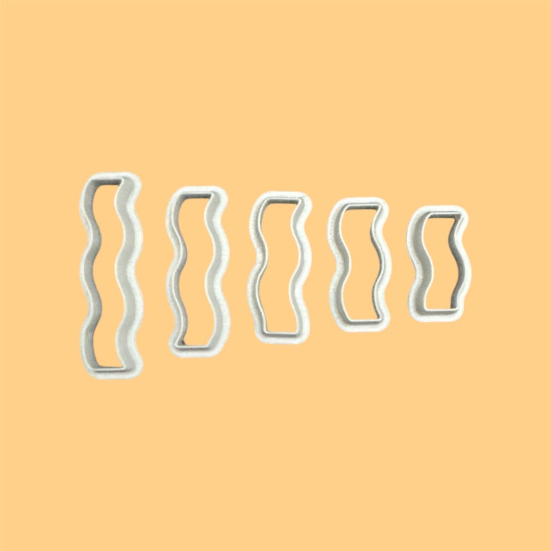 Wave Cutter Set of 5 Pcs | Polymerclay Cutter Basic - Etsy