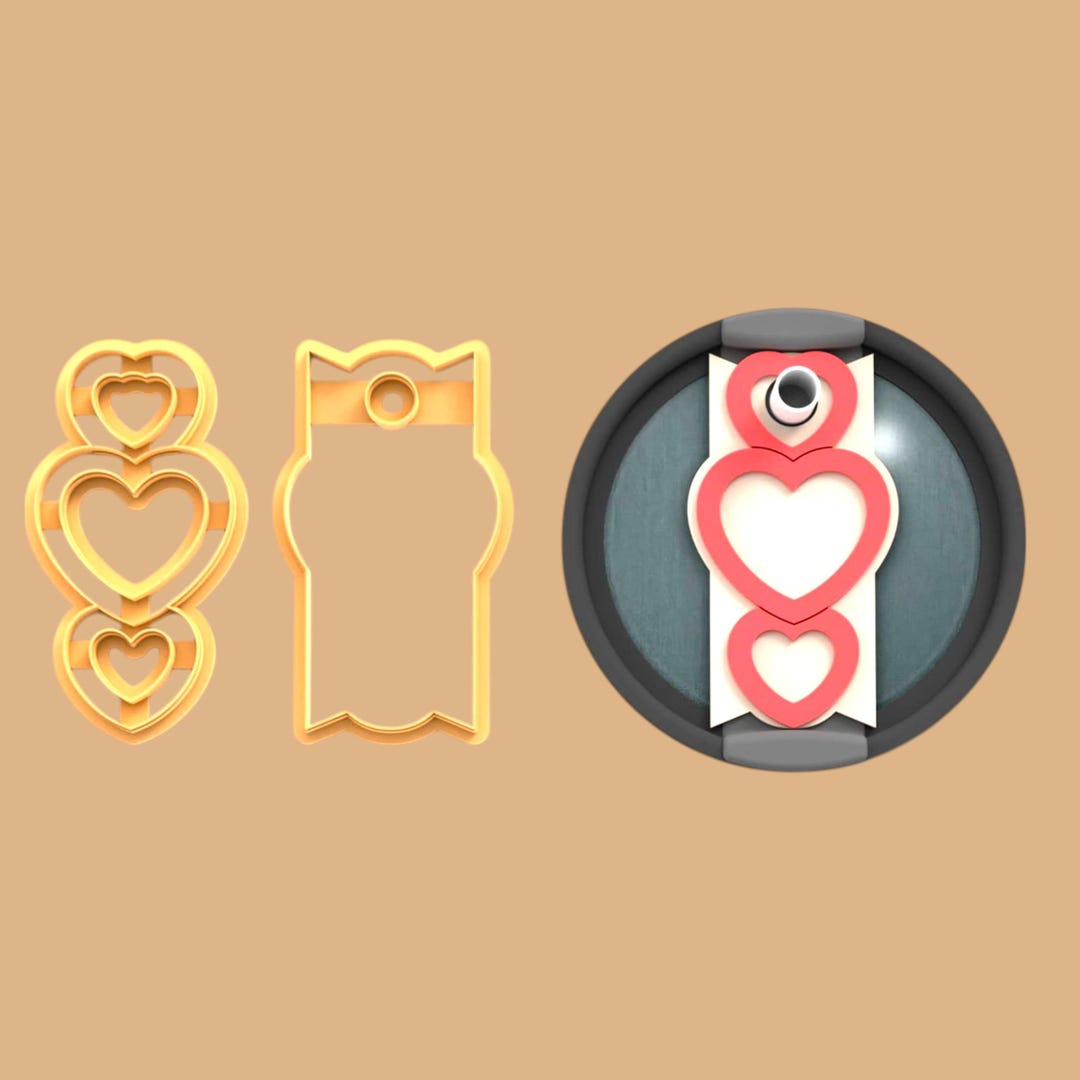 Hearts Stanley Topper Cutter - Etsy