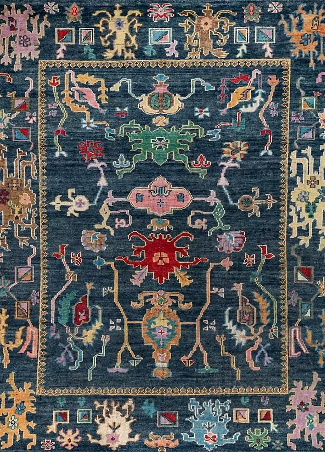 Blue Pastel Antique and Beautiful Design Rug 8x10 9x12 10x14 - Etsy