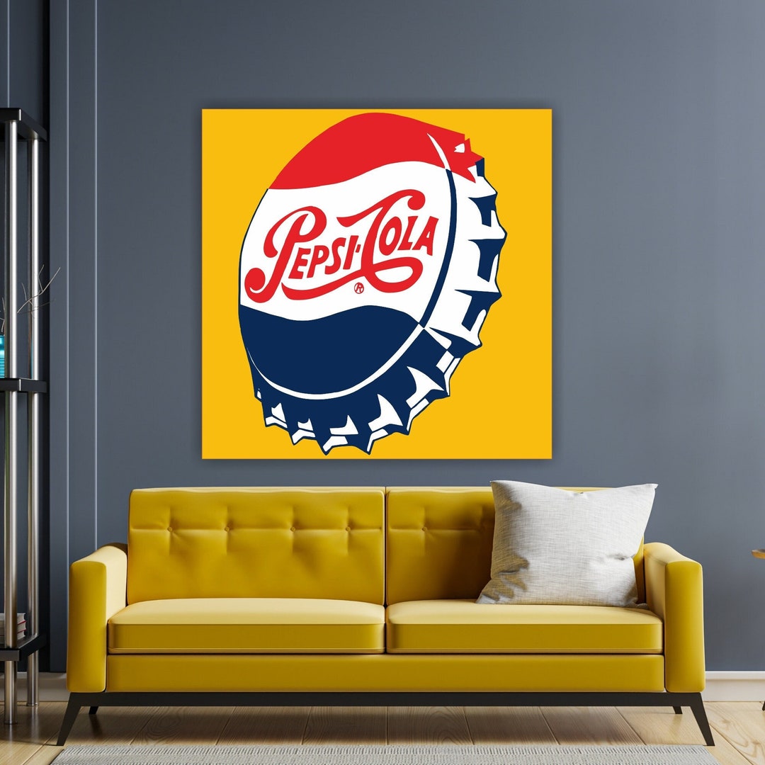 Pop Art, Andy Warhol Pepsi-cola Poster or Aesthetic Painting, Interior ...