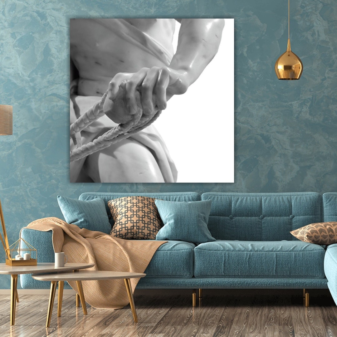 The Hand of David by Bernini, Modern Aesthetic Poster or Painting, Wall ...