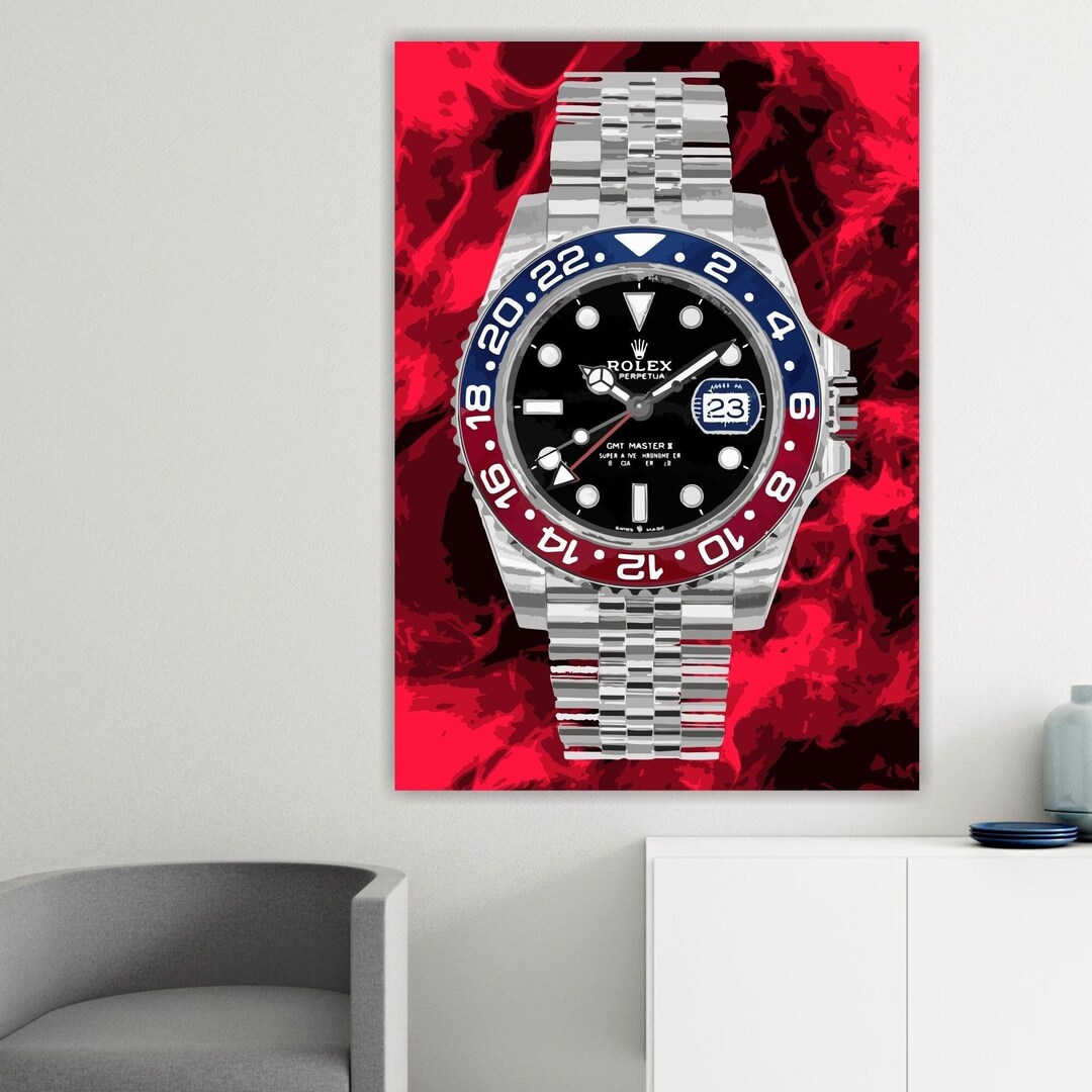 GMT Pepsi Clock Print on Canvas, Poster or Artistic Painting, Wall ...