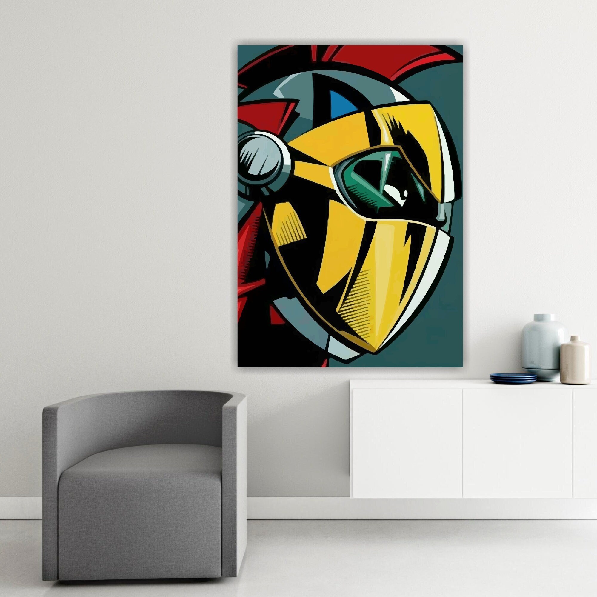 Actarus Ufo Robot Grendizer, poster or picture on canvas, Japanese ...
