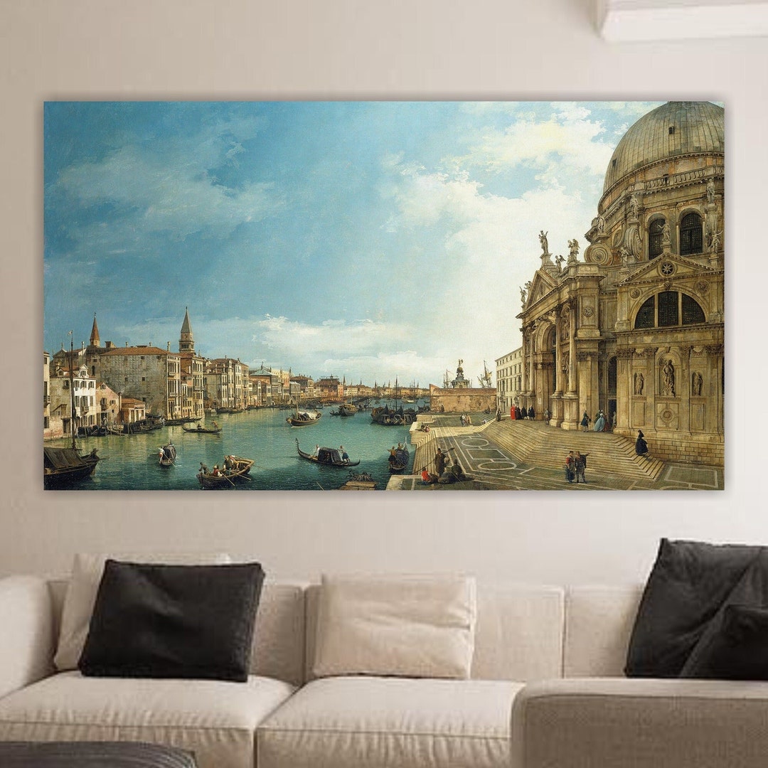Canaletto, Grand Canal of Venice, Poster or Canvas Painting, Canvas ...