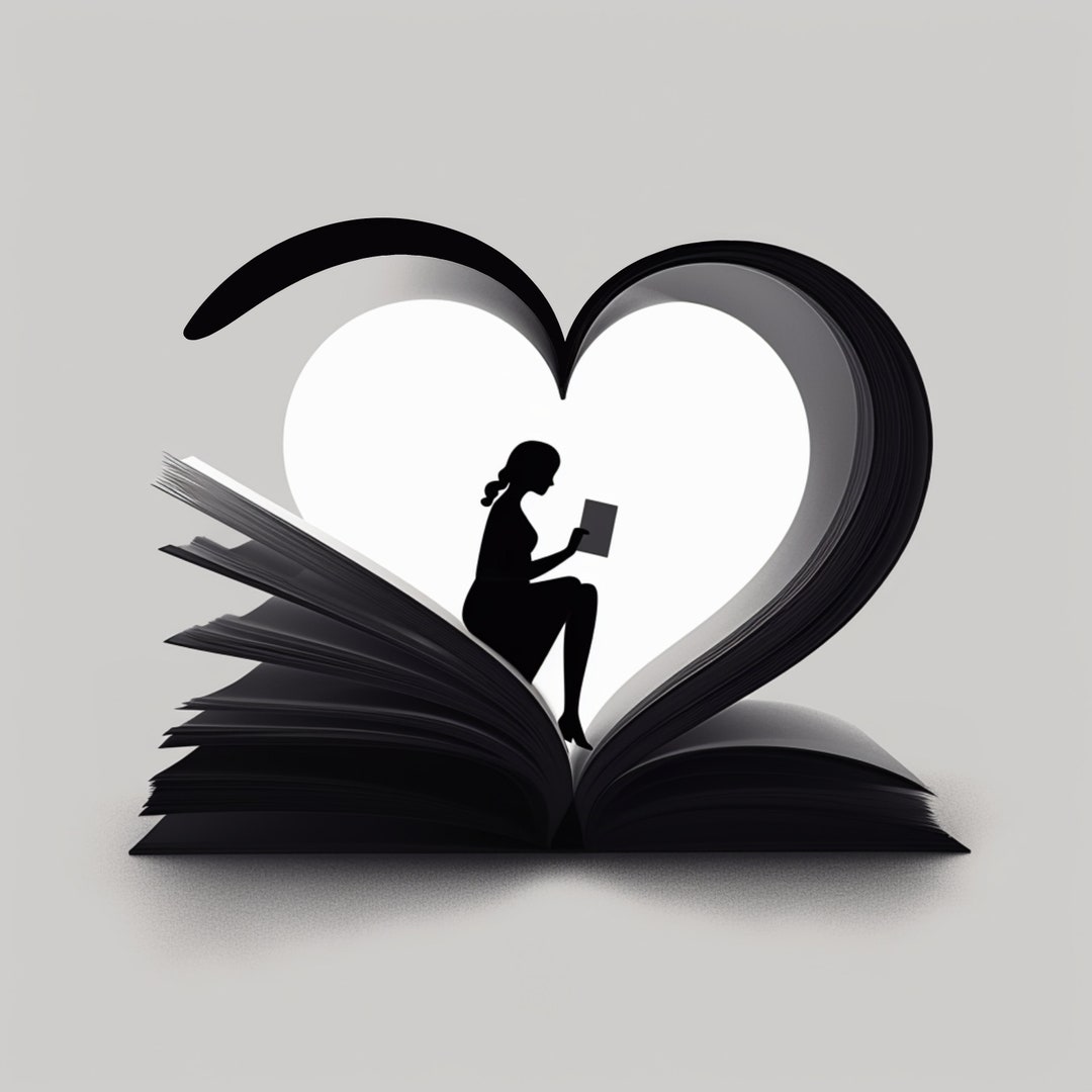 The Heart of Reading - Etsy