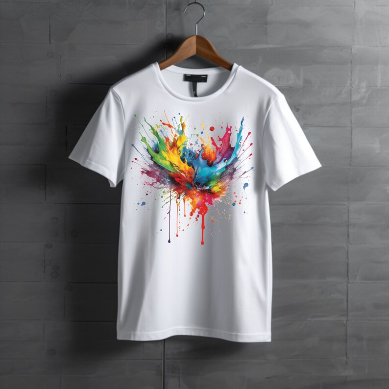 Vibrant Splatter Spectacle - Etsy