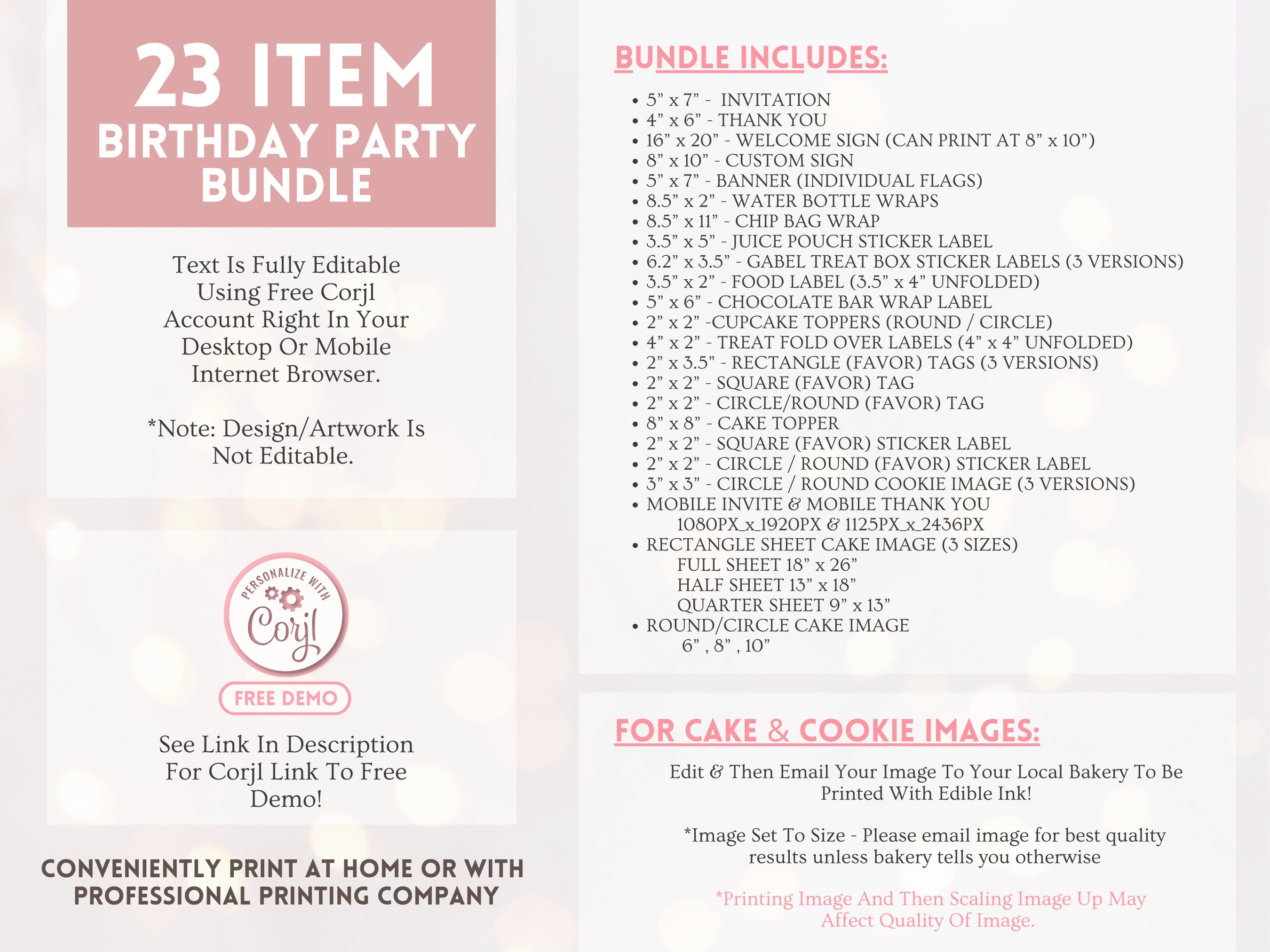 Holy Cow Birthday Party Bundle Pink Cow Party Bundle Boho Cow Birthday ...