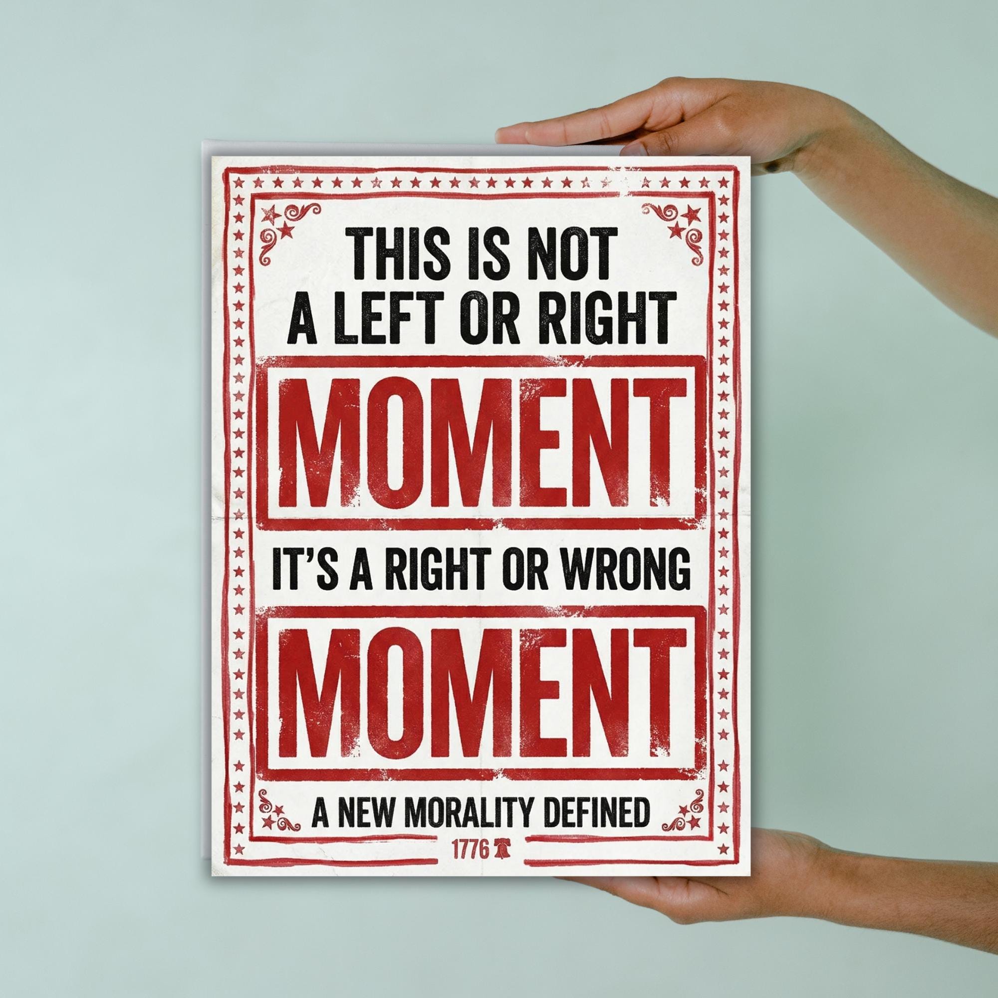 Printable This is Not Left or Right Poster Sign Bundle, Anti Trump ...